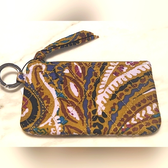 Vera Bradley | Bags | Nwt Vera Bradley Buta Spray Zip Id Case | Poshmark